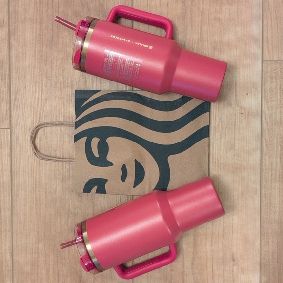 Stanley | Dining | Two New Starbucks Holiday 224 Stanley Cups 40 Oz ...